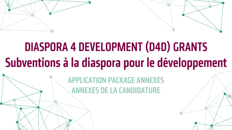 D4D Grants: Financial identification form (Annex F) – EUDiF